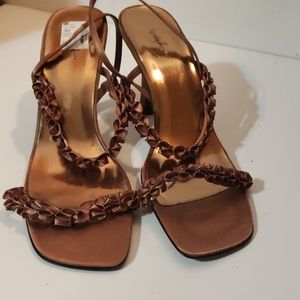 Jacqueline Ferrar | Shoes | Jacqueline Ferrar Satin Sandals | Poshmark